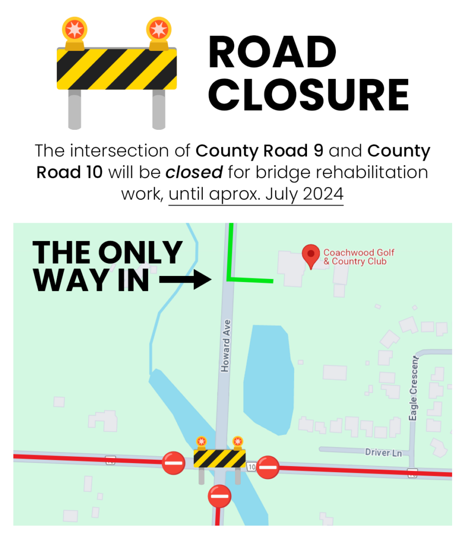 Temporary Road Closures - Coachwood Golf & Country Club